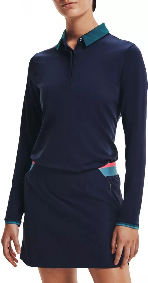 Long sleeve T shirt Under Armour UA Zinger Long Sleeve Polo NVY Top4Running
