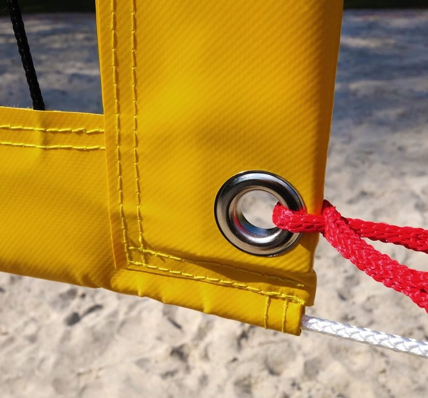 Funtec PRO NETZ PLUS, 8.5 M, FOR PERMANENT BEACH VOLLEYBALL NET SYSTEMS ...