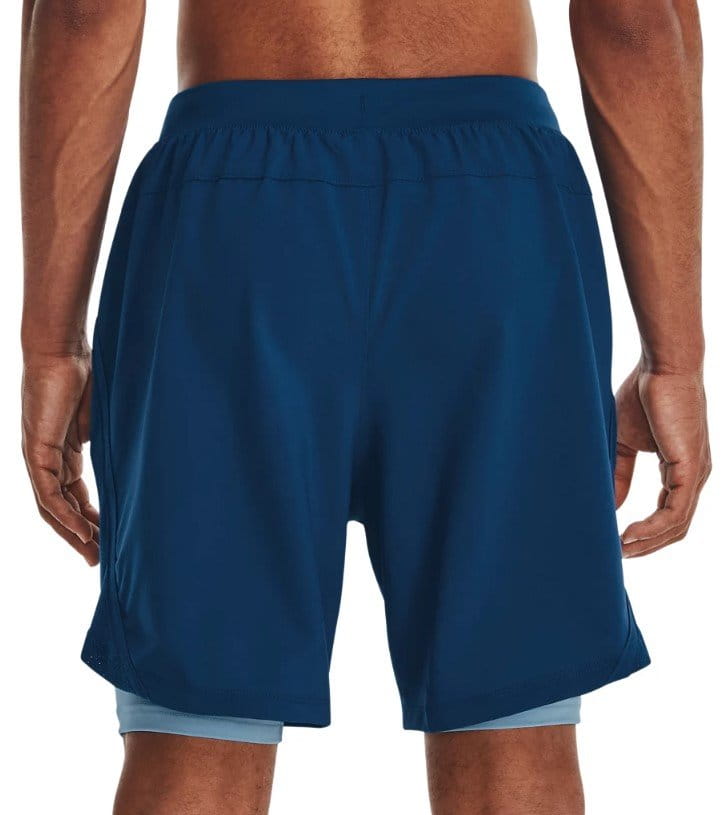 Sorturi Under Armour UA LAUNCH 7 2-IN-1 SHORT-BLU - Top4Running.ro