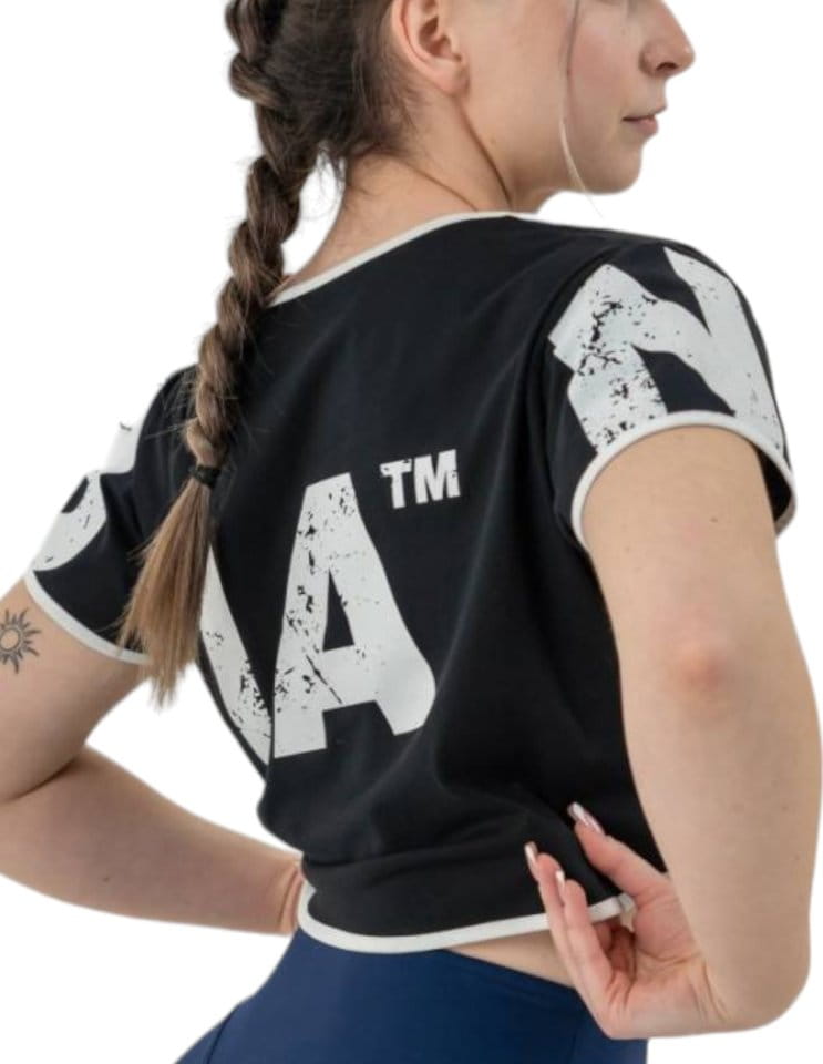 Tee-shirt Nebbia Oversized crop top GAME ON - Top4Running.fr