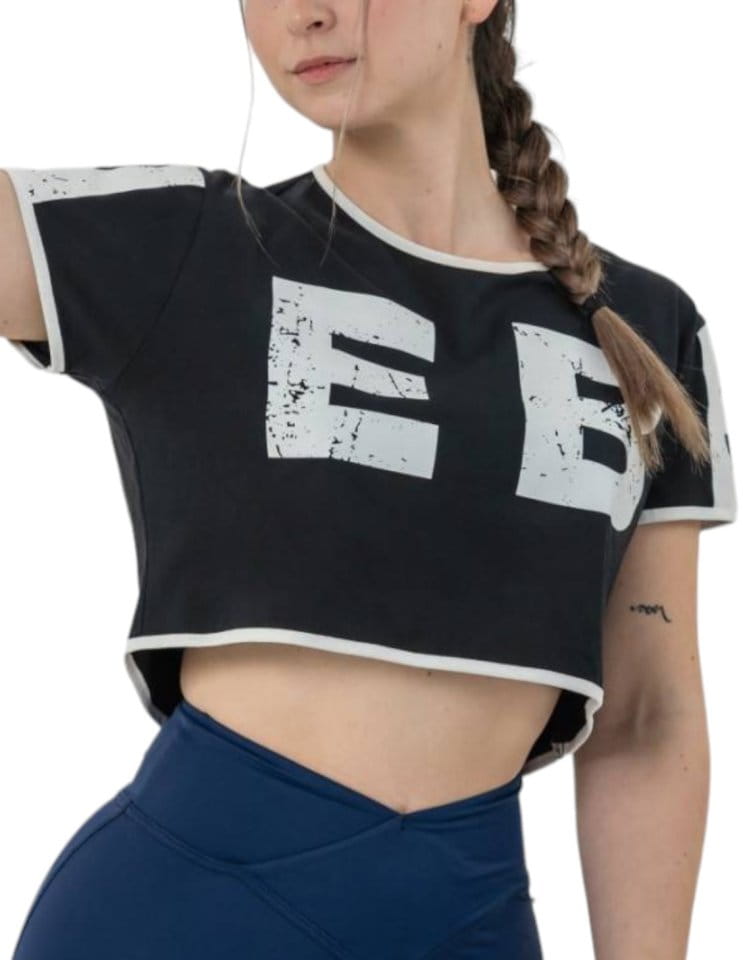 Tee-shirt Nebbia Oversized crop top GAME ON - Top4Running.fr