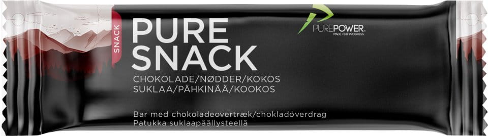 Bar Power Pure Snack milk chocolate and Raspberry (rawbar) - Top4Fitness.fr