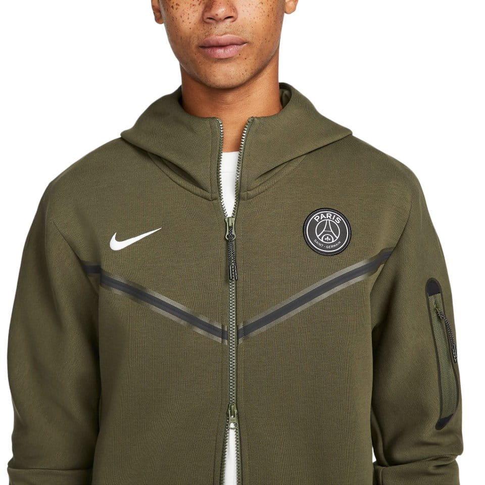Sweatshirt com capuz Nike PSG M NSW TCH FLC HOODIE FZ WR CL ...