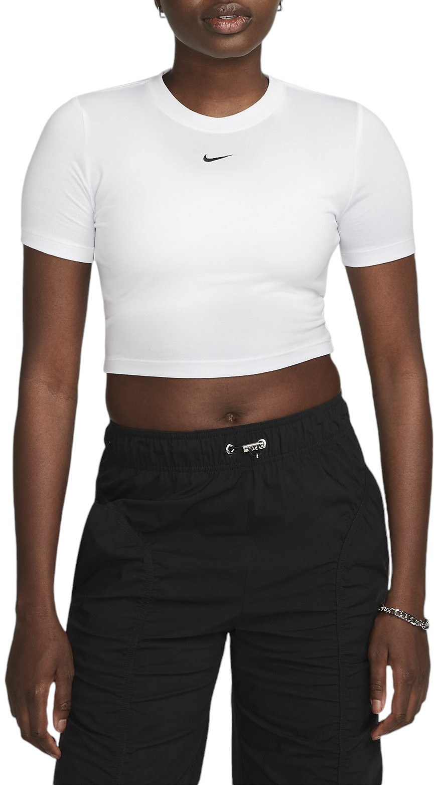 Dámské lifestyle tričko s krátkým rukávem Nike Sportswear Essential ...