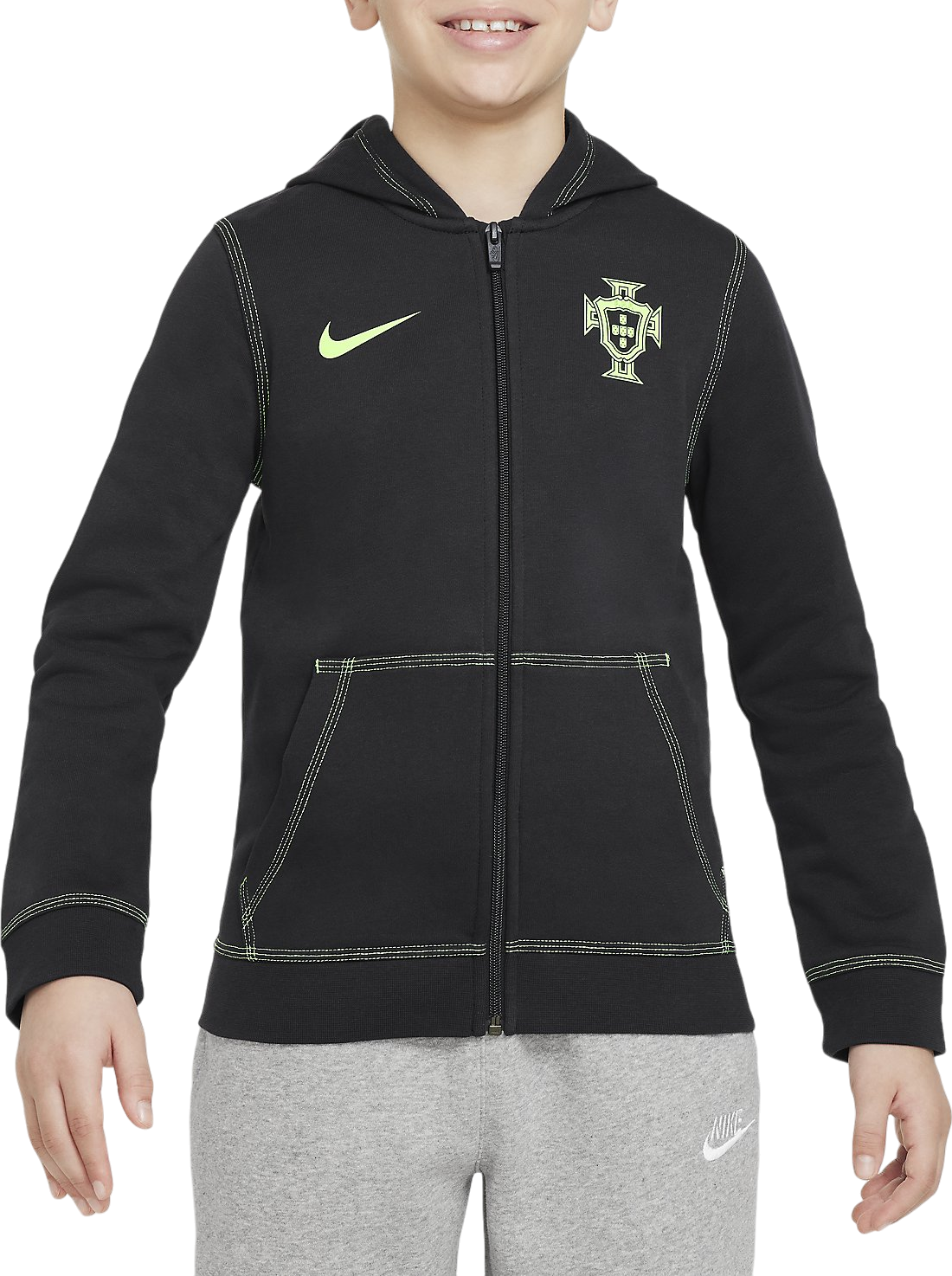 Sweatshirt com capuz Nike FPF B NSW FT CLUB FZ - 11teamsports.pt
