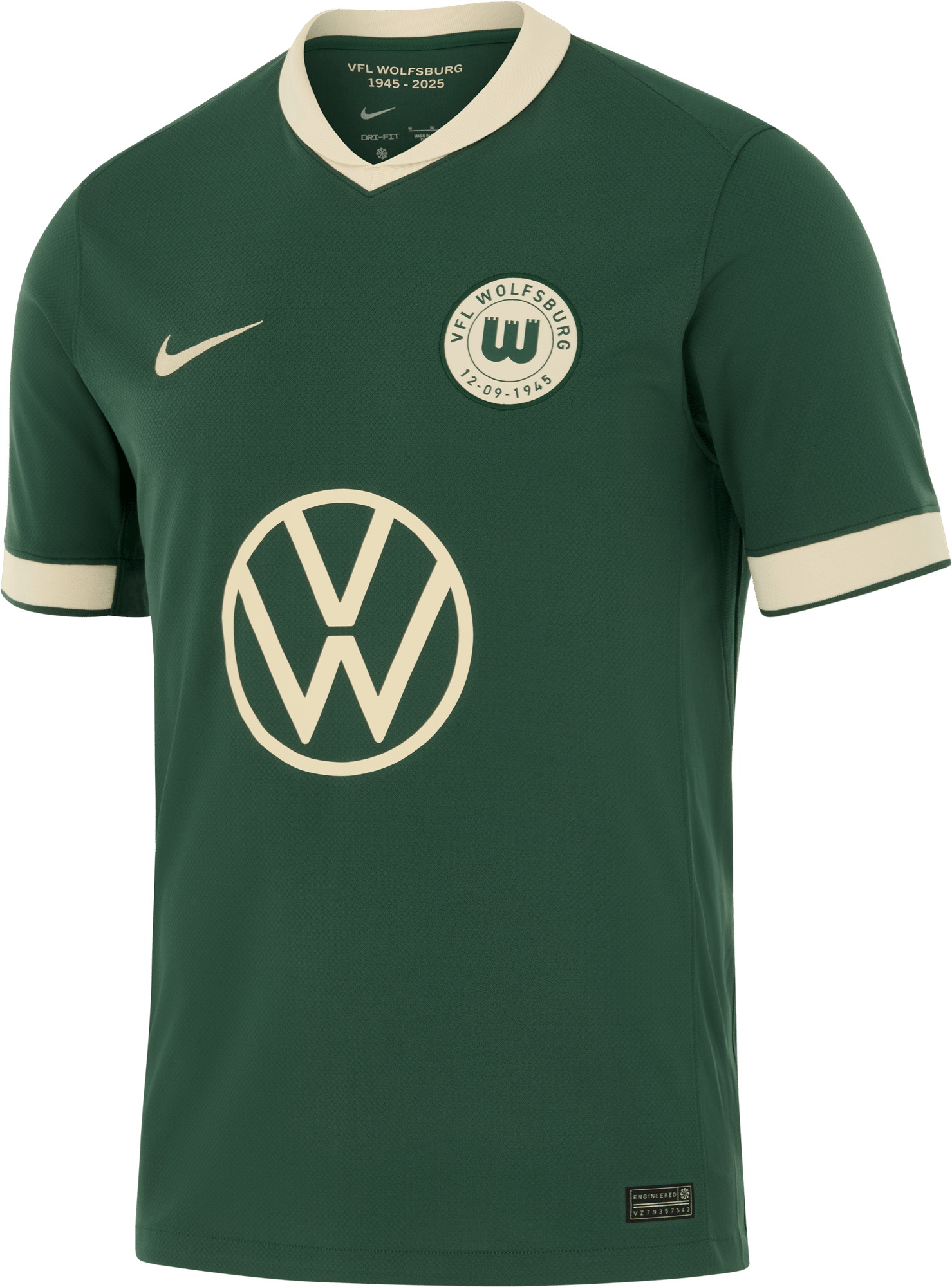 Nike Dri-FIT VfL Wolfsburg Stadium 3rd Jersey 2025/26 Póló ...