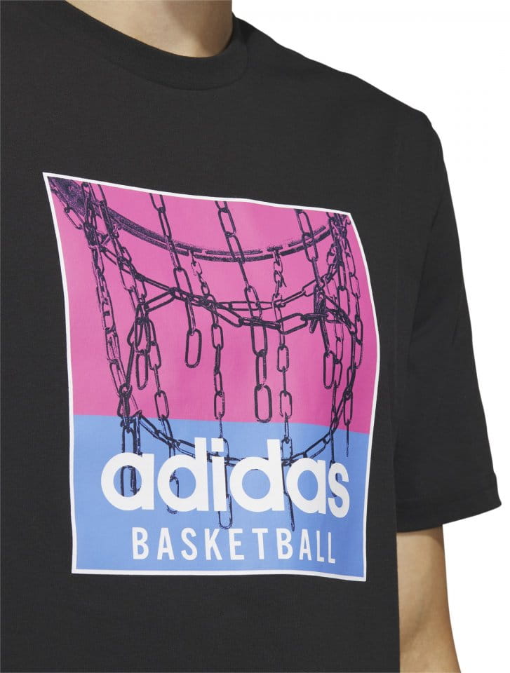 Adidas CHAIN NET G T BLACK Rövid ujjú póló - 11teamsports.hu