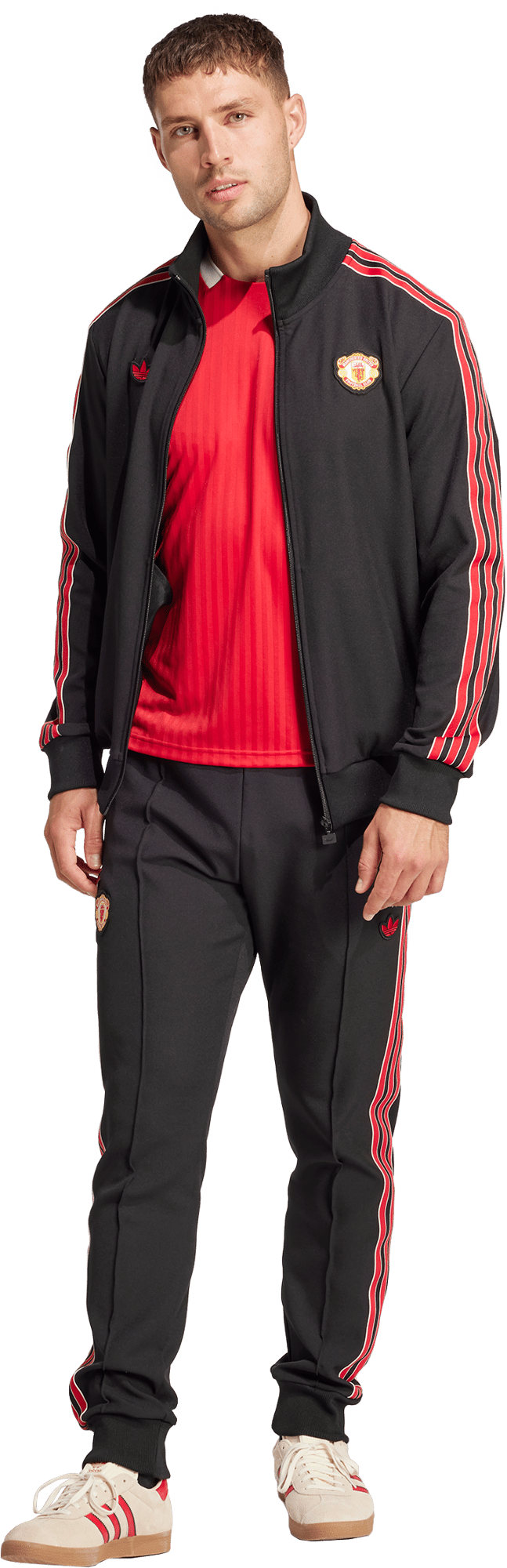 Pánská sportovní bunda adidas Originals Manchester United Terrace Icons ...