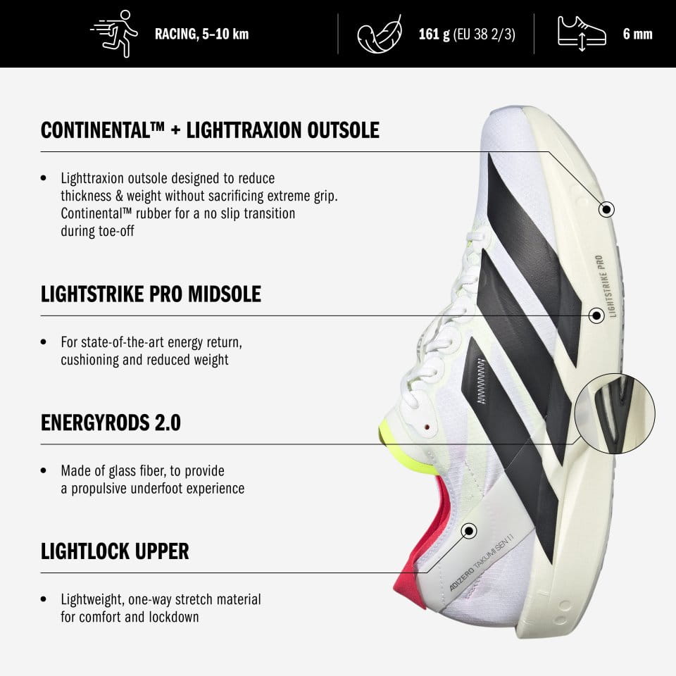 Running shoes adidas Adizero Takumi Sen 11 - Top4Running.ie