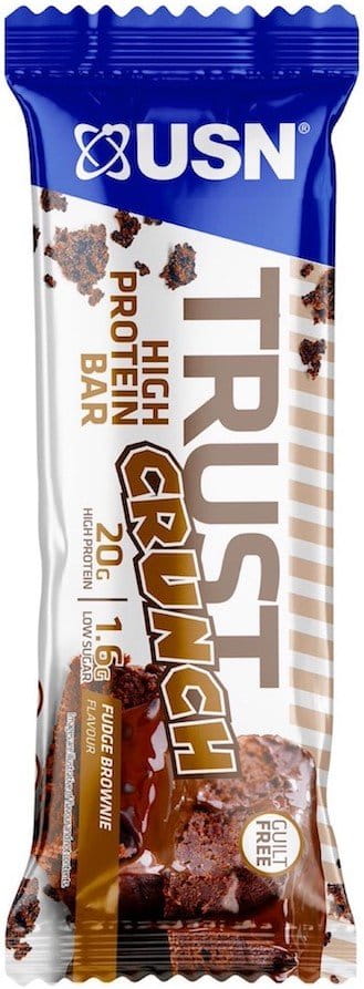 Protein bar USN Trust Crunch 60g tripple chocolate - Top4Fitness.com