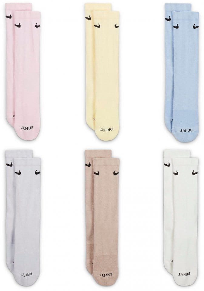 Nike Everyday Plus Cushioned Training Crew Socks (6 Pairs) - Top4Running.ie