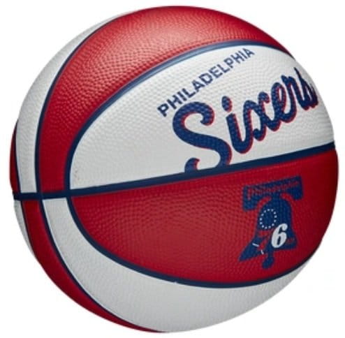 Wilson NBA TEAM RETRO BASKETBALL MINI PHI 76ERS Labda - WePlayBasketball.hu